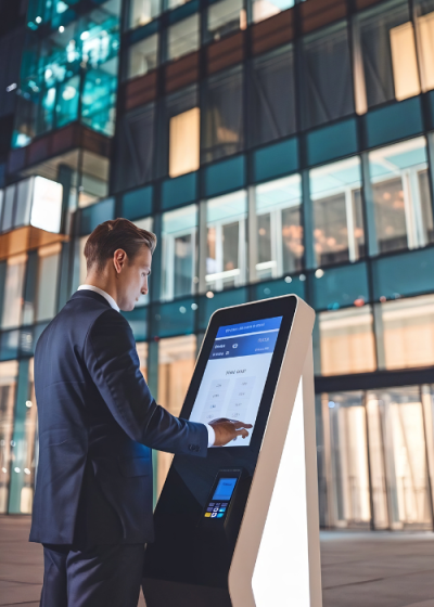 Financial Services Digital Signage - NetraClos Inc.